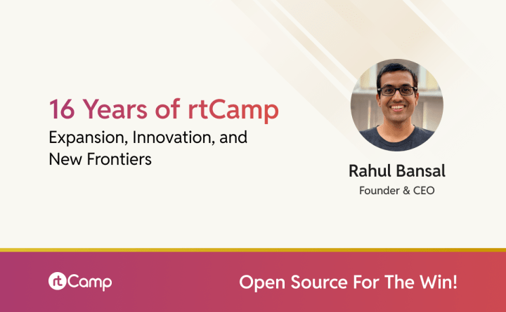 rtCamp Blog - News, Updates, Codes & More