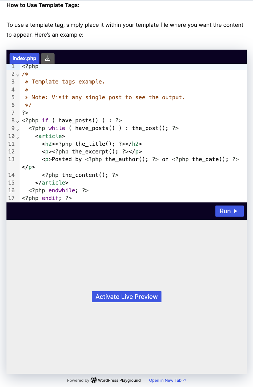 Experiential Learning Using WordPress Playground | rtCamp